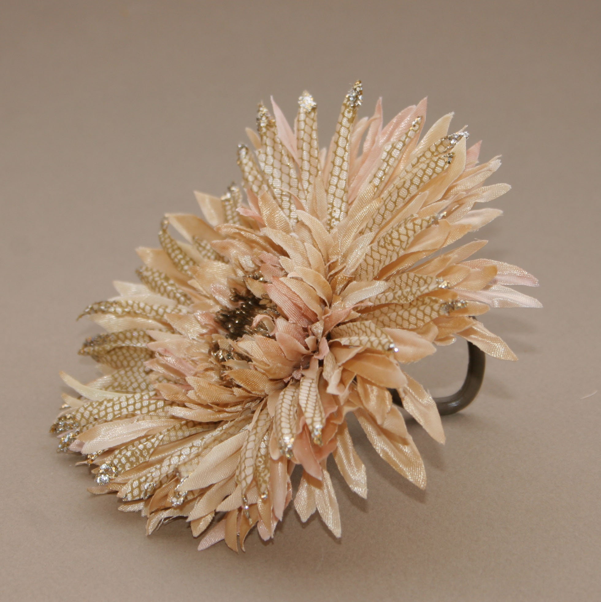 Creamy Light Brown Gerbera Daisy Pick With Glitter Tips - Etsy