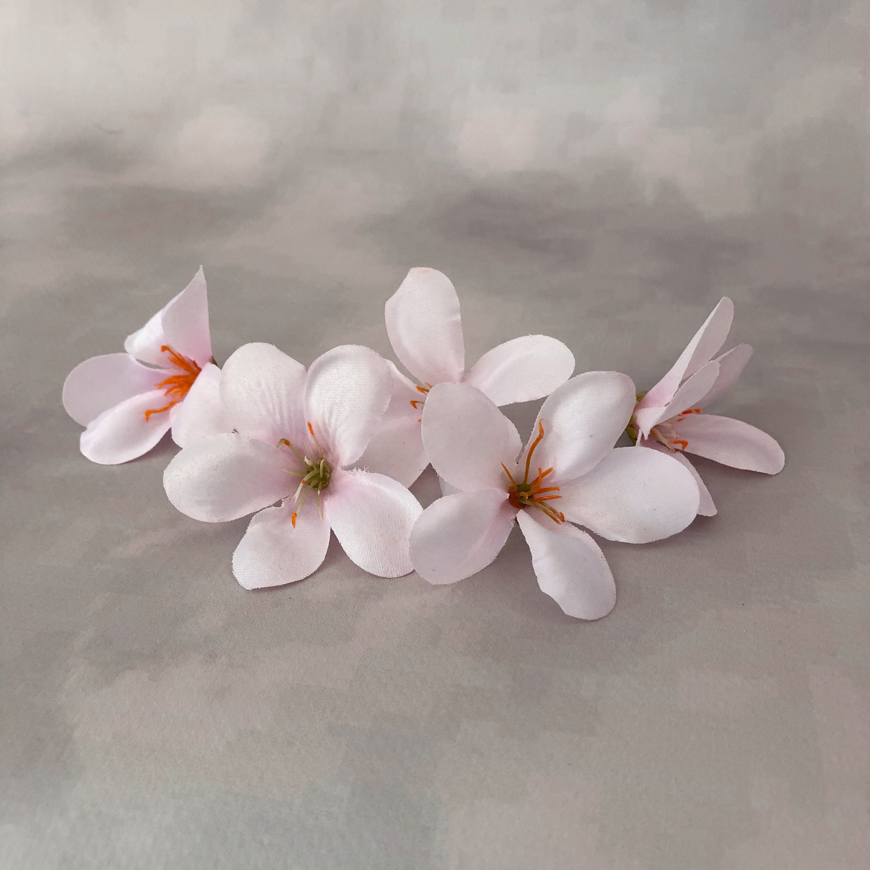 5 Light Pink Crocus Blossoms - Artificial Flowers, Silk Flowers - Etsy
