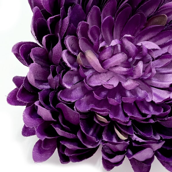Purple Silk Flower - Etsy