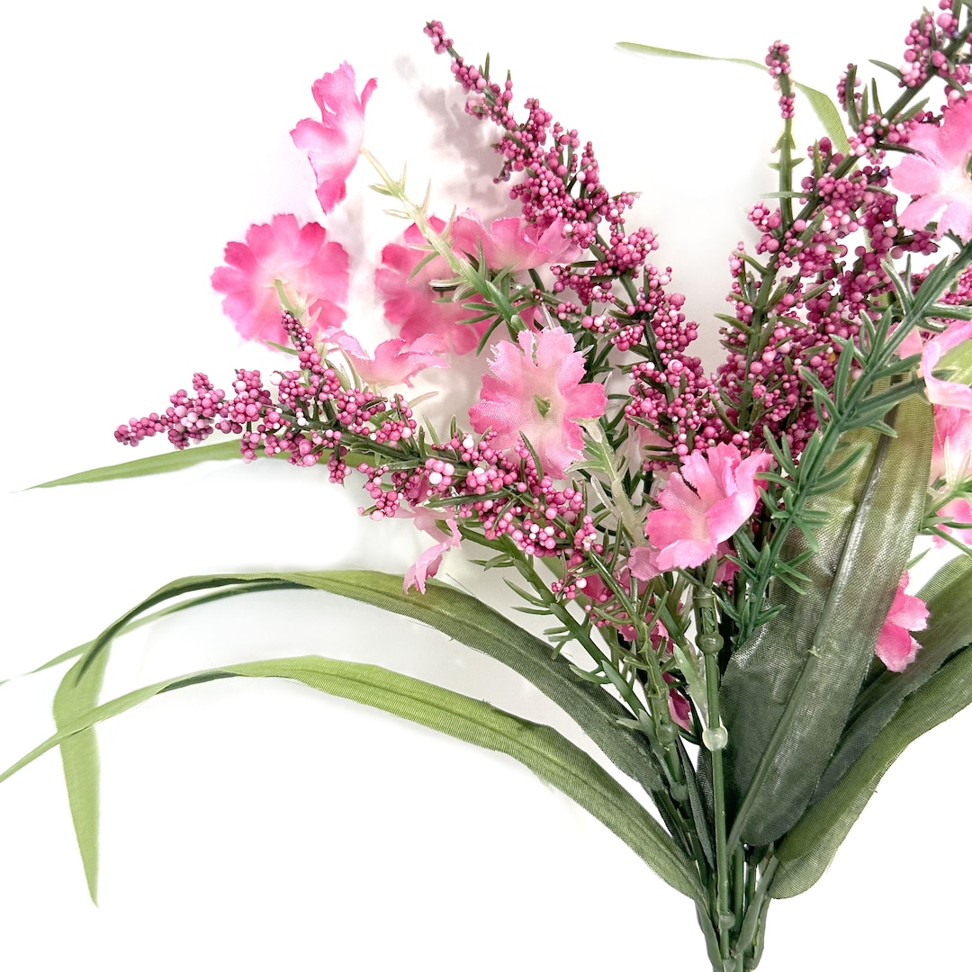 Hot Pink Wild Flower Bundle - Artificial Flowers - Etsy