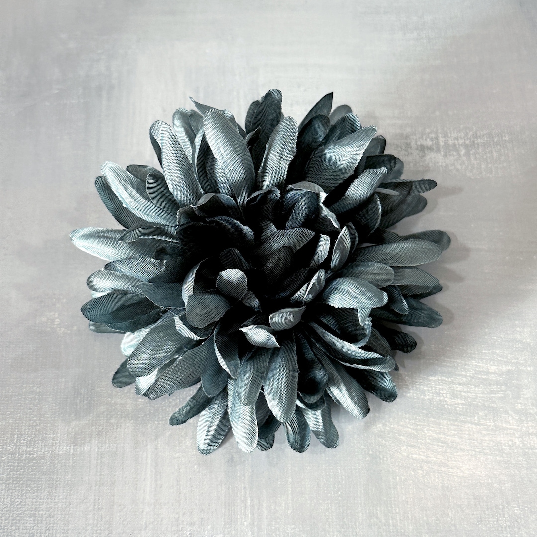 Blue Mum - Artificial Flowers, Silk Flower - 4 Inches - Etsy