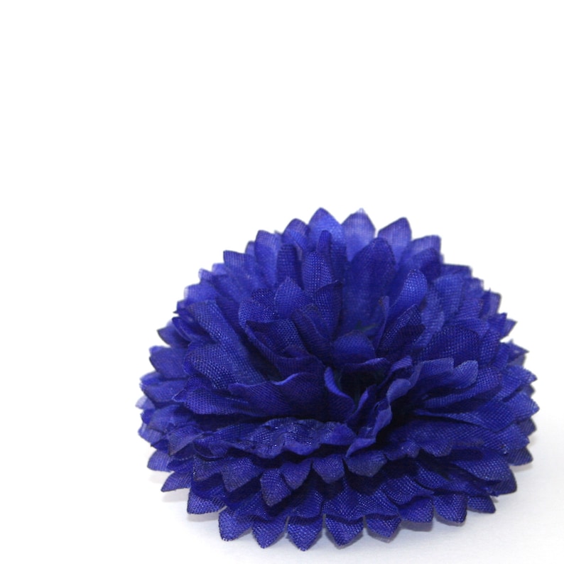 3 Royal Blue Cornflower Artificial Flowers Silk Flower | Etsy