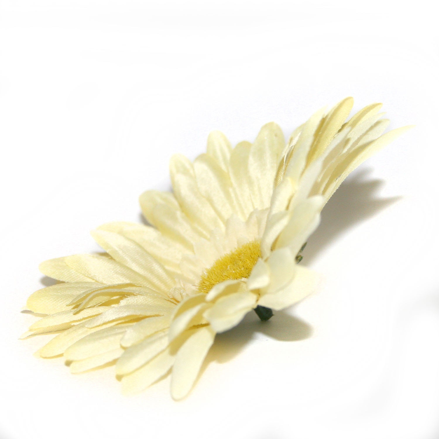 1 Light Yellow Silk Daisy - Artificial Flowers, Silk Flowers - Etsy