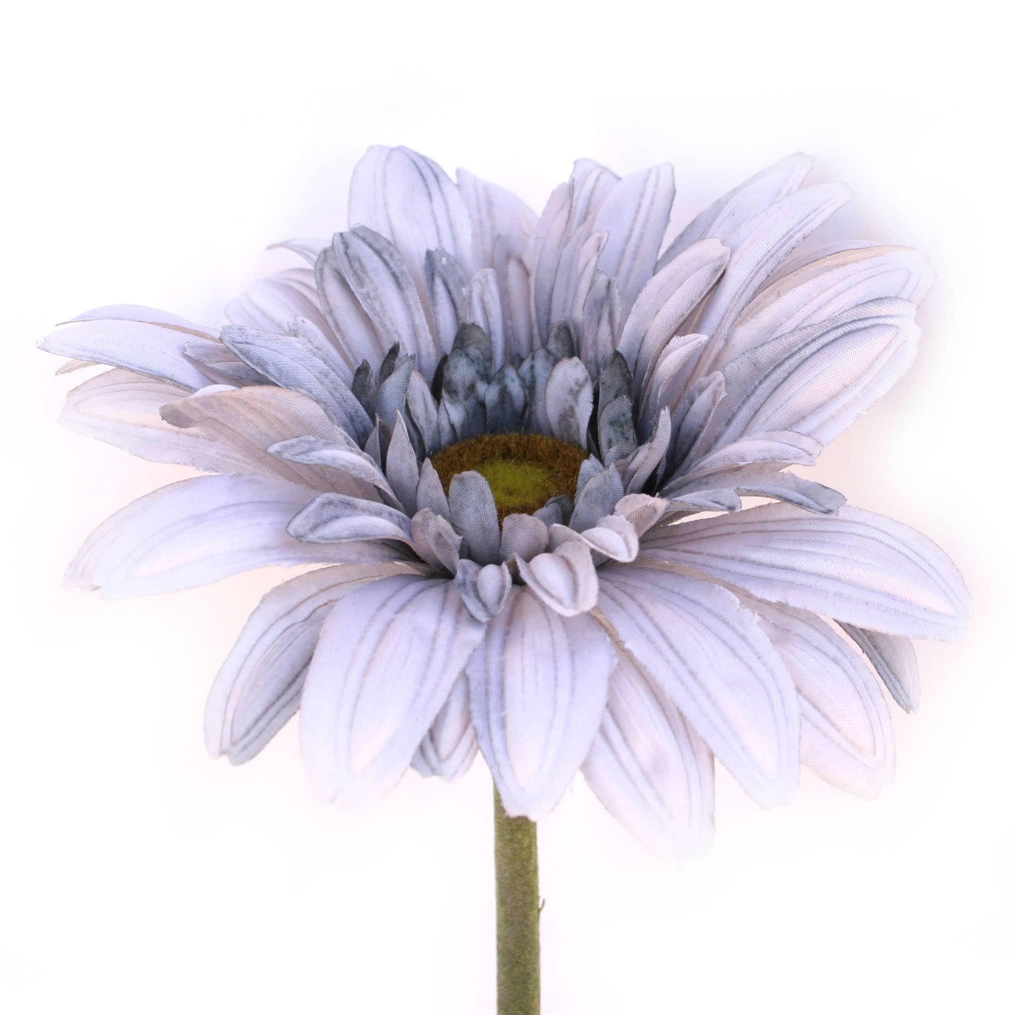 Jumbo Light Grey or Gray Daisy - Artificial Flowers, Silk Flowers - PRE ...