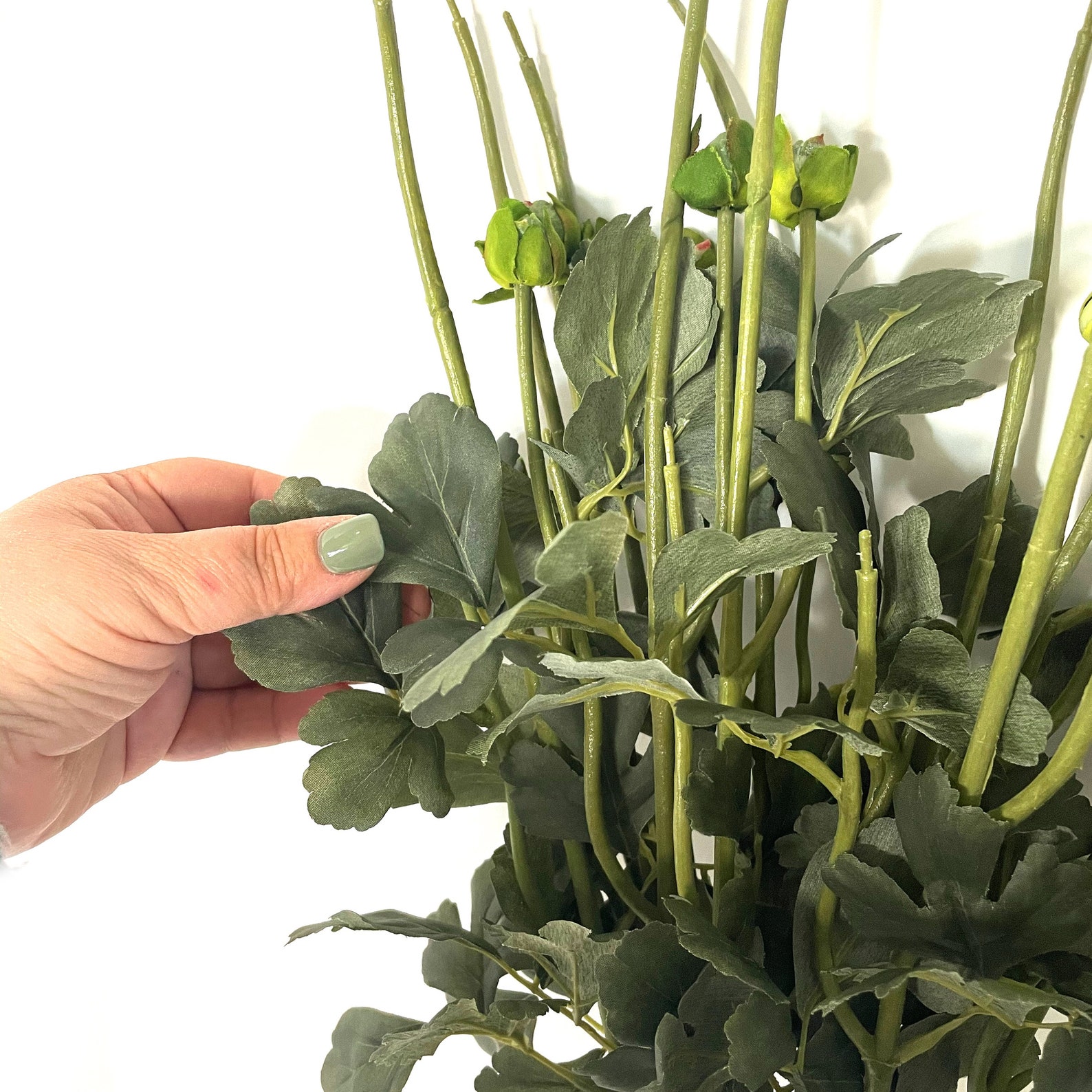 10 Botanical Floral Stems With Leaves for DIY Bouquets No | Etsy