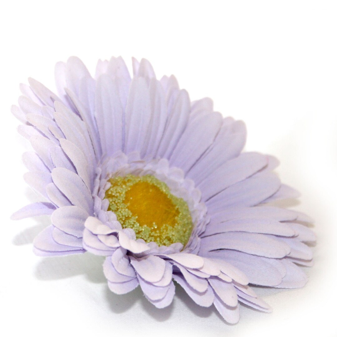 Lavender Gerbera Daisy - Available With or Without Stem - Artificial ...