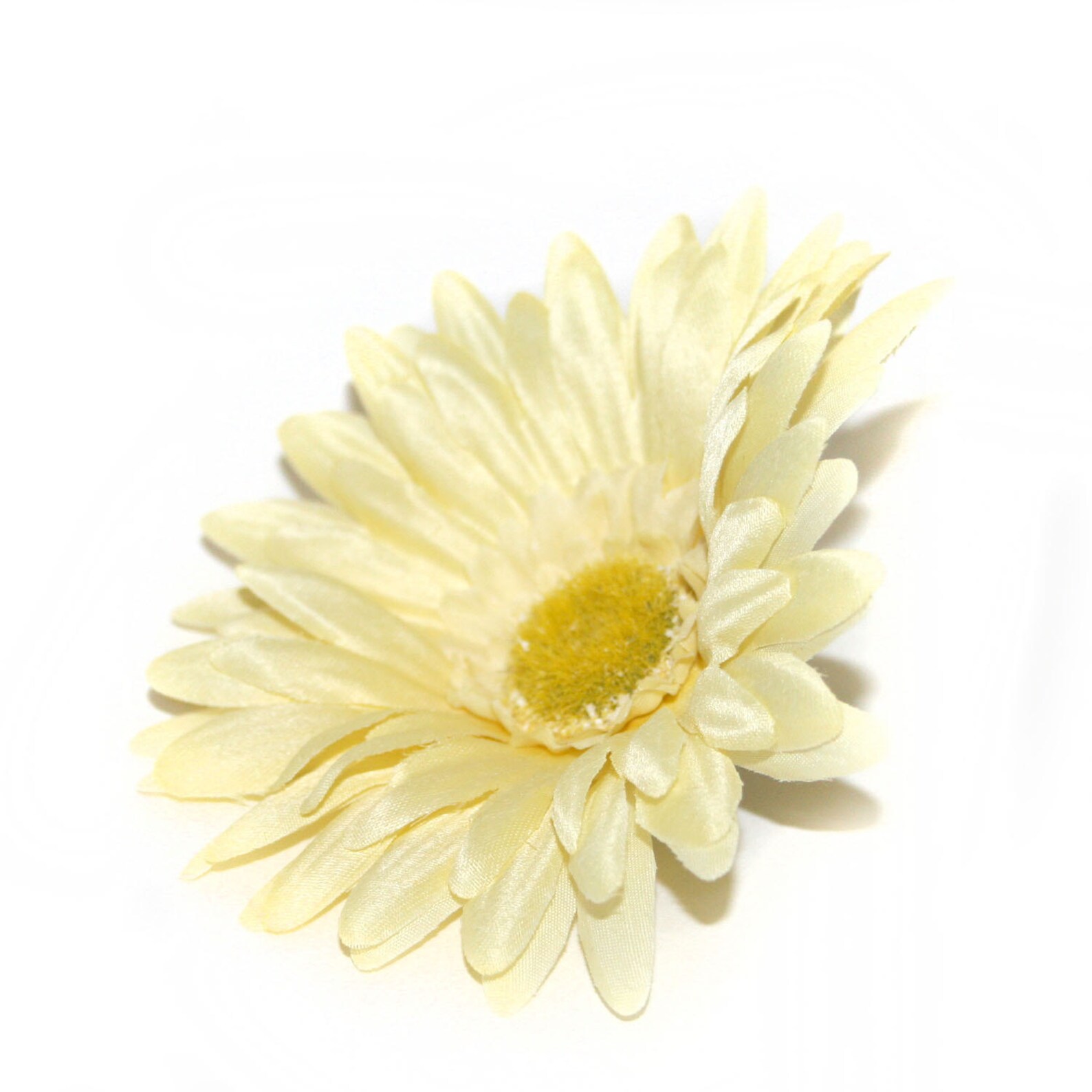1 Light Yellow Silk Daisy - Artificial Flowers, Silk Flowers - Etsy
