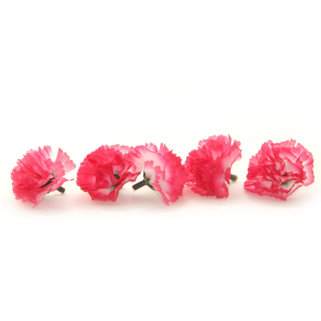 100 Fuchsia Carnations - Artificial Flowers - Etsy