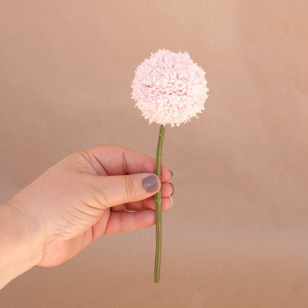 Pink Snowball Pick - Odd Floral - Etsy