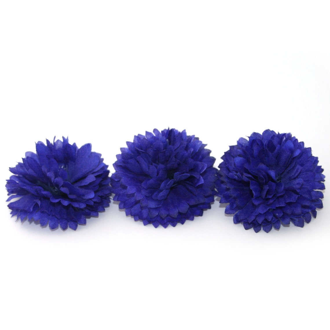 3 Royal Blue Cornflower Artificial Flowers Silk Flower | Etsy