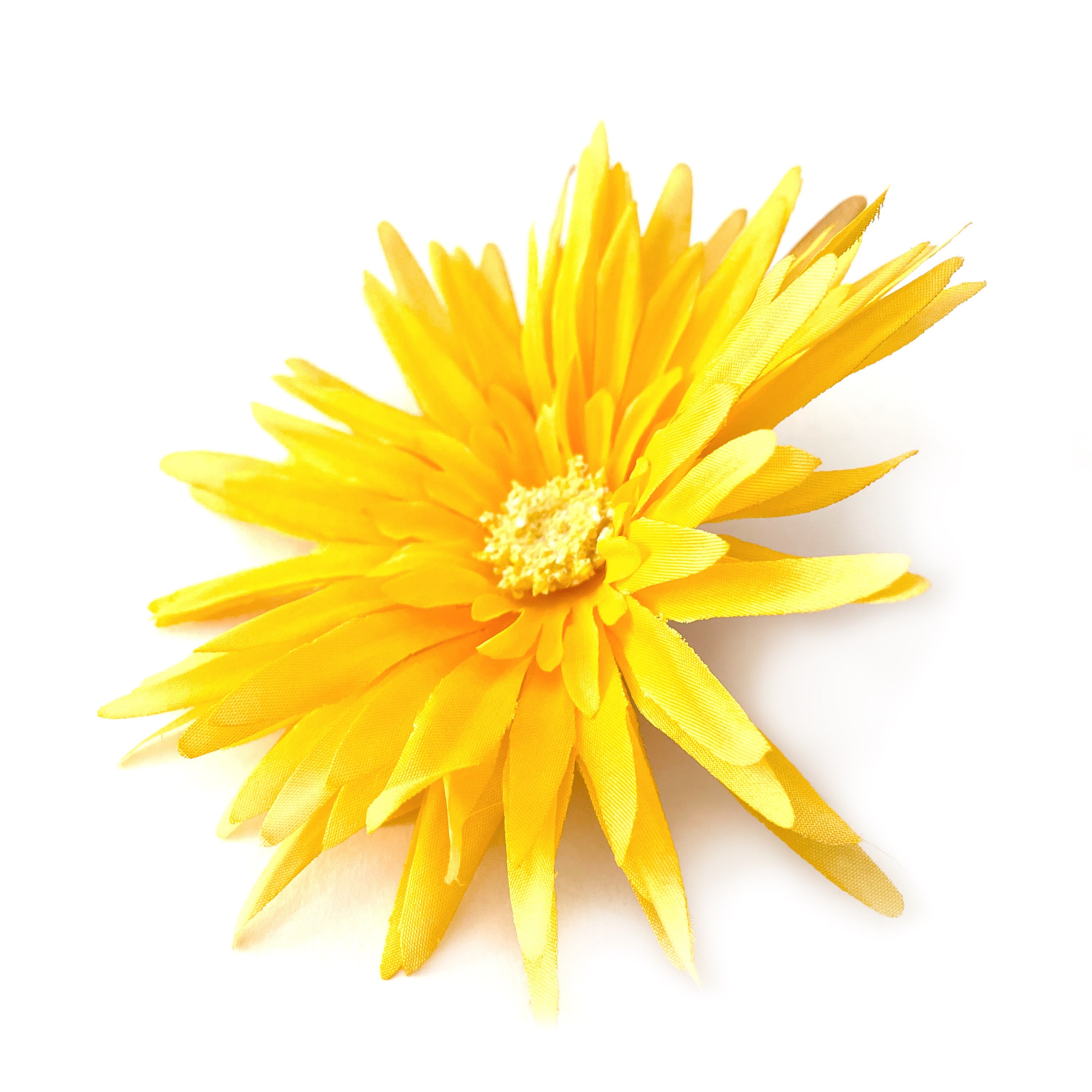 Yellow Gerbera Spider Daisy - Artificial Flowers, Silk Flower Head - Etsy