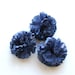 3 Navy Blue Carnations - Artificial Flowers - Etsy