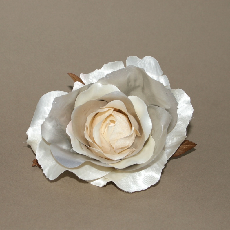 Metallic Cream Rose With or Without Stem Artificial - Etsy