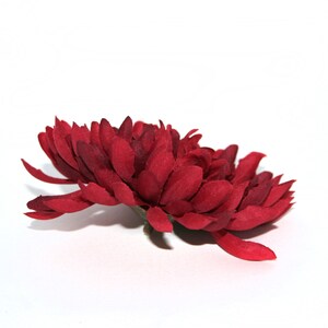 Christmas Red Mum - Artificial Flowers, Flower Heads - Etsy
