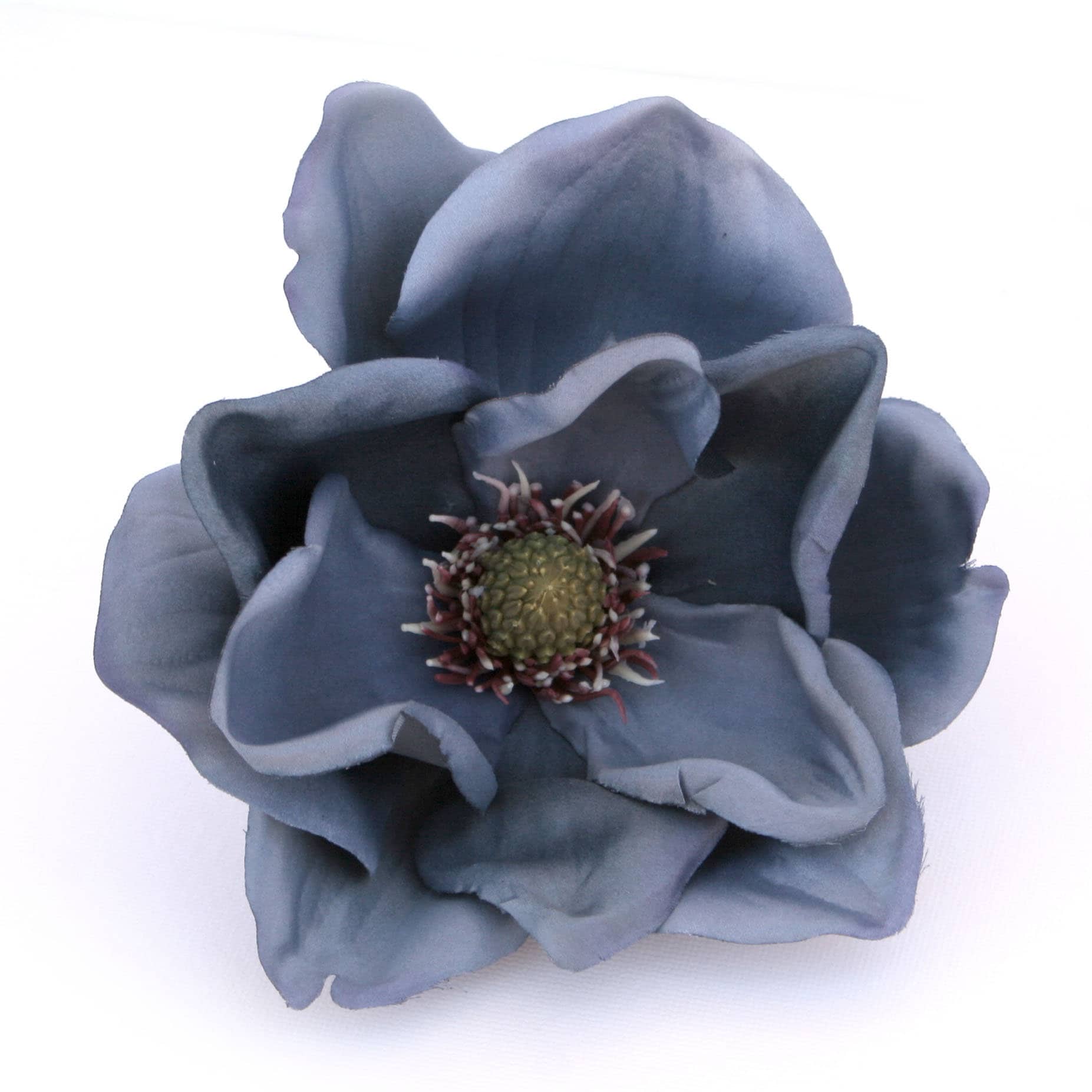 Jumbo Smokey Blue Magnolia With or Without Stem Artificial - Etsy
