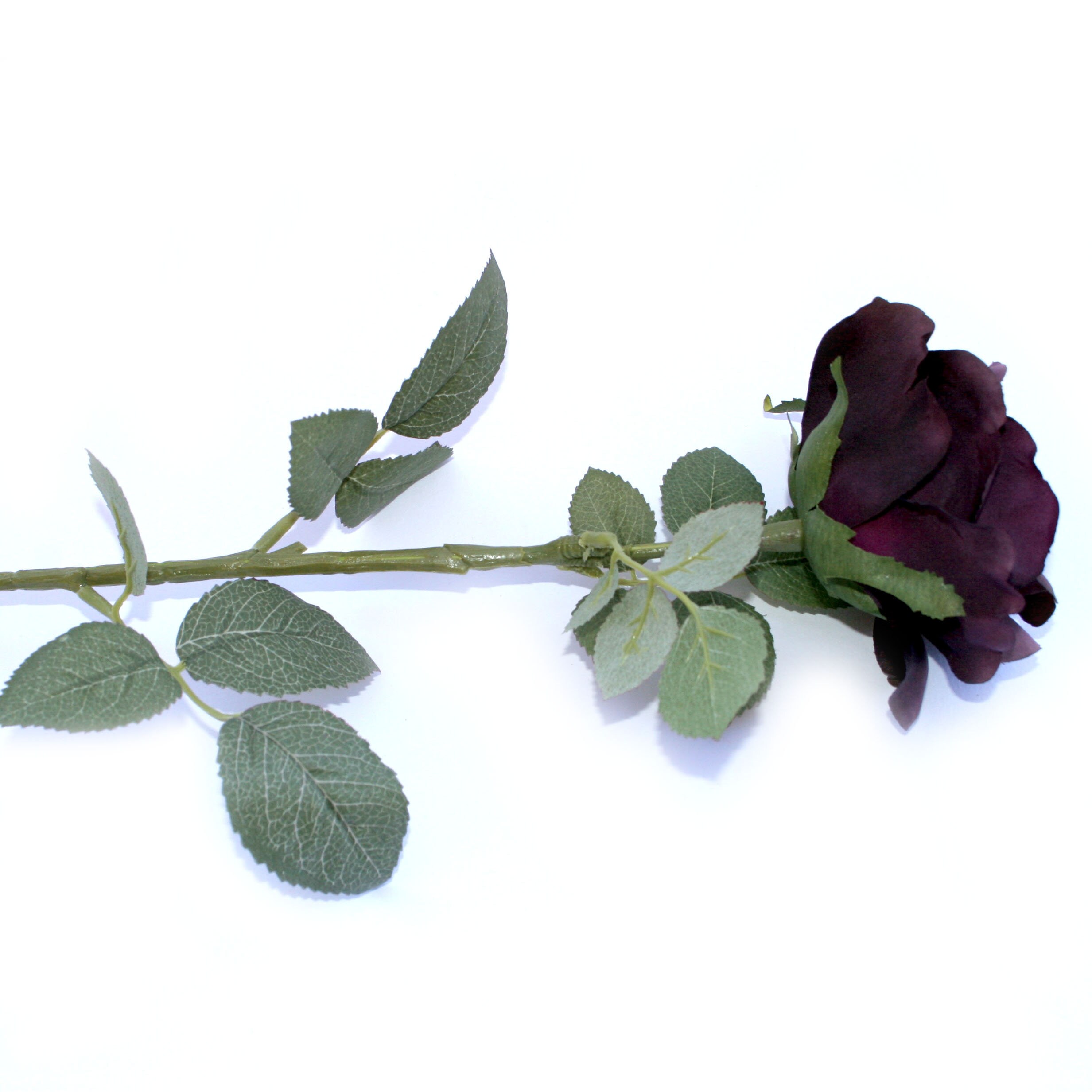 Purple Plum Botanic Rose Silk Flowers Artificial Flowers - Etsy