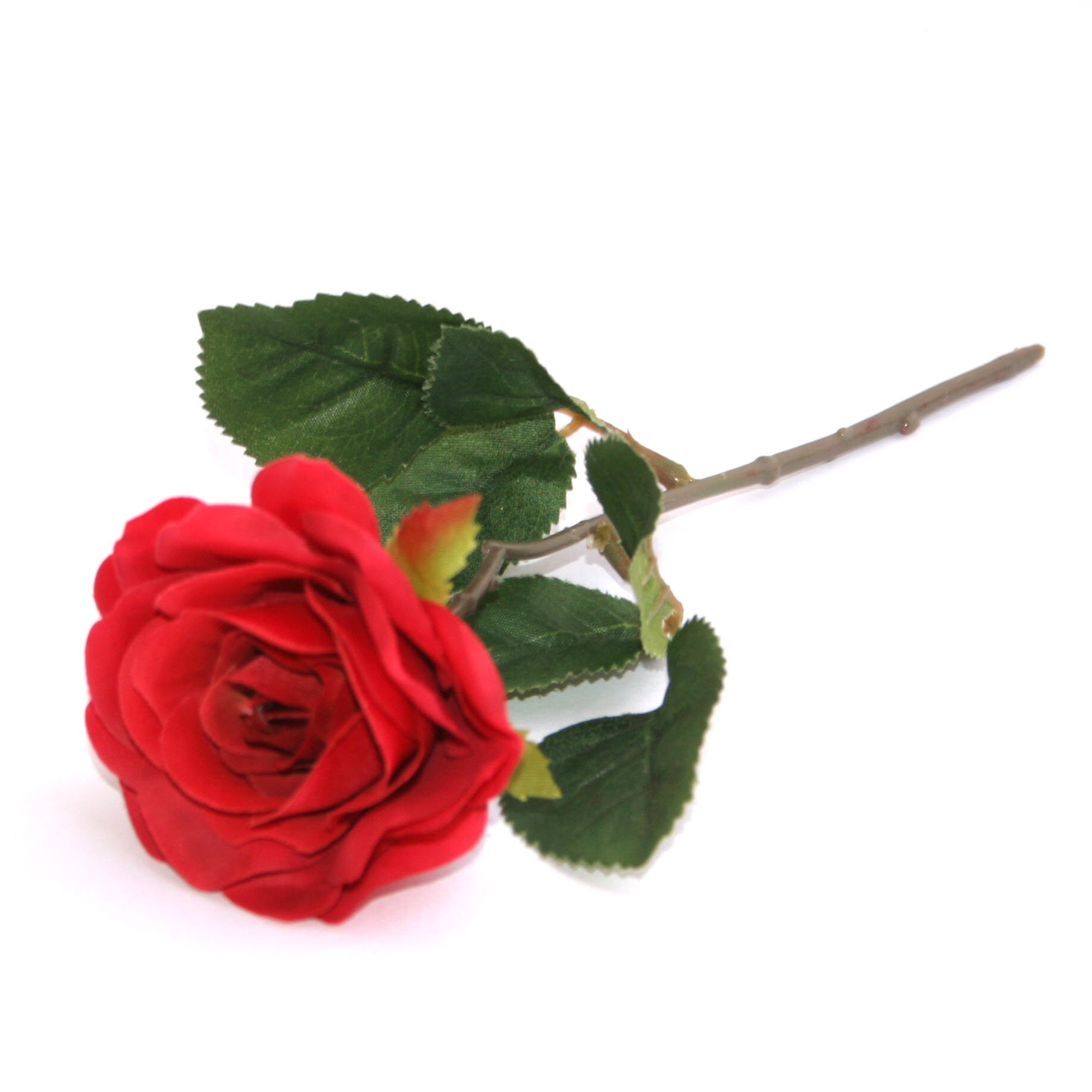 Red Garden Rose Pick Artificial Flowers Silk Roses - Etsy