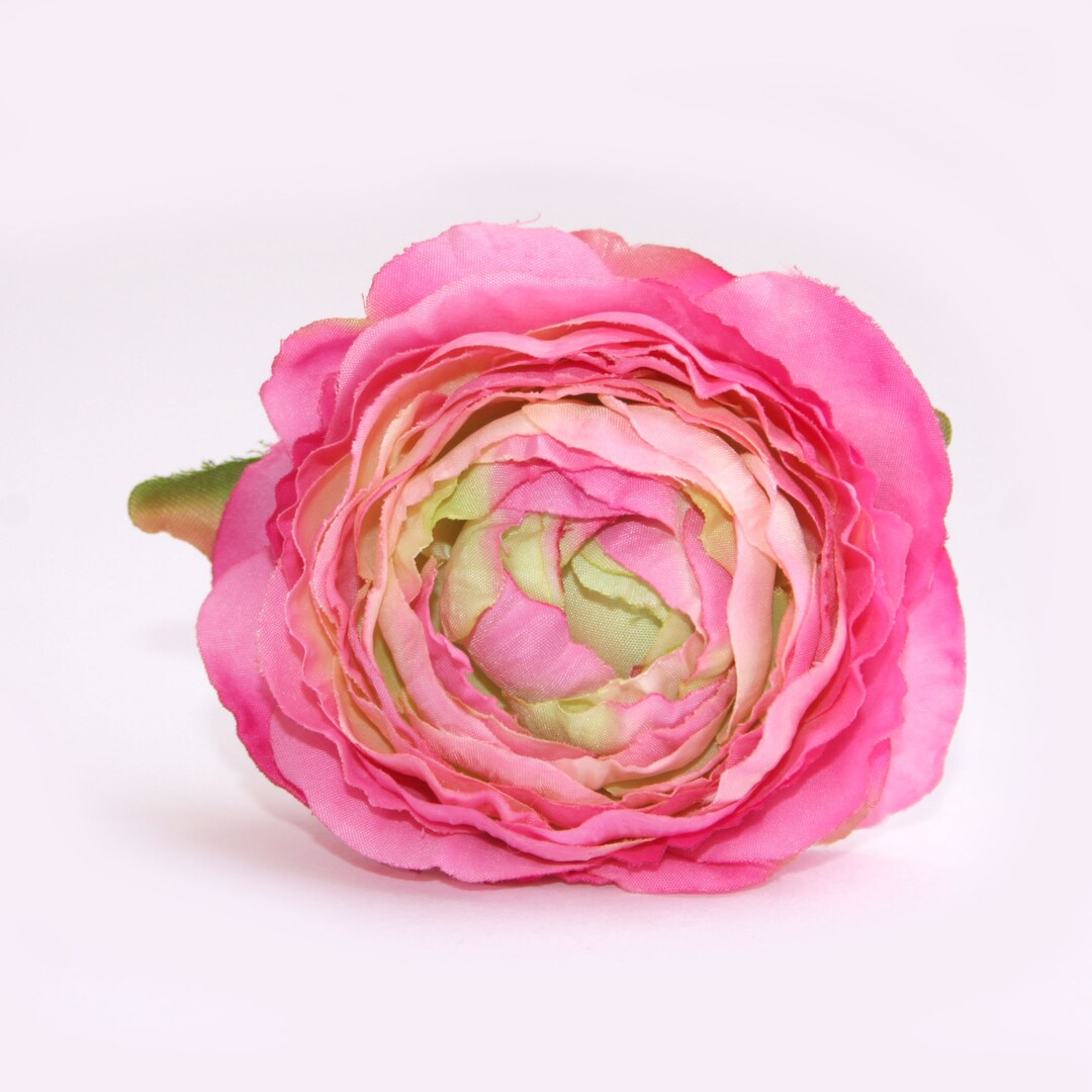 Perfect Pink Silk Ranunculus Pick - Artificial Flowers, Silk Flowers - Etsy