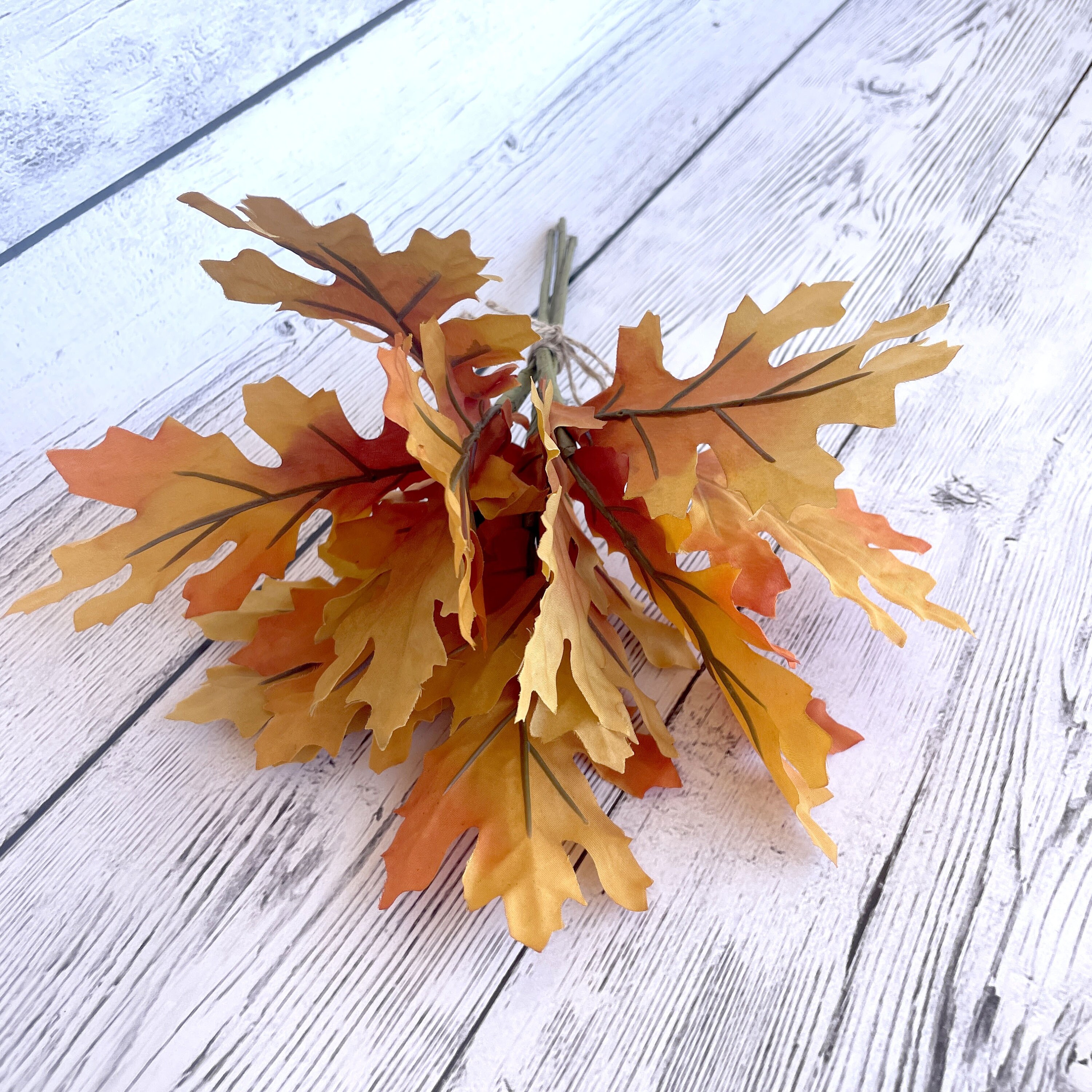 Fall Leaves Bundle Artificial Leaves - Etsy