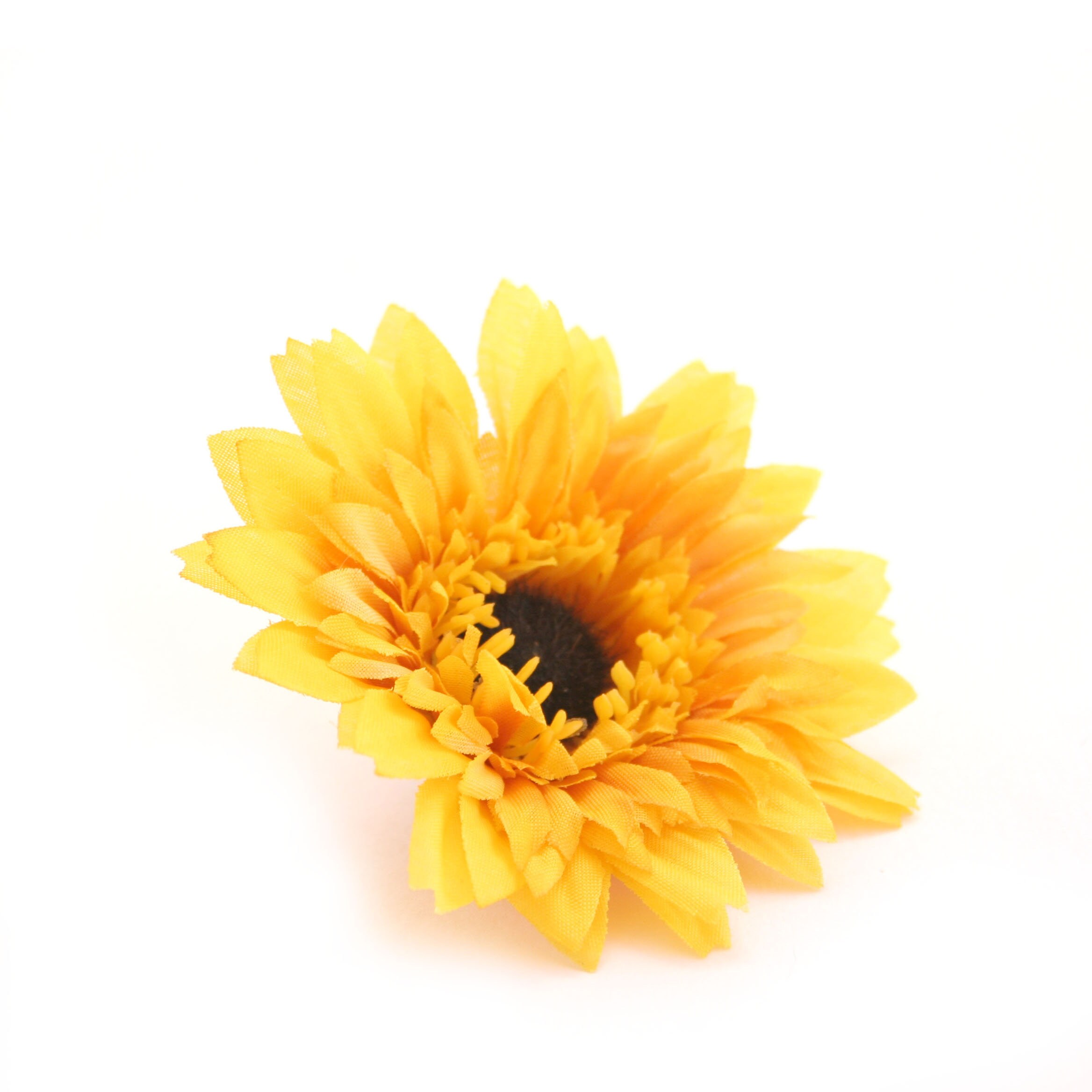 3 Small Yellow Spider Daisy Flower Heads Artificial Flower - Etsy