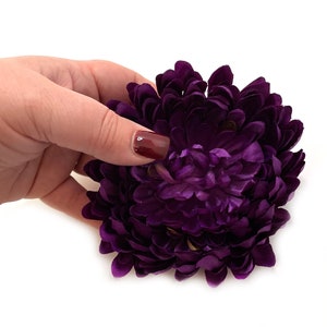 Purple Mum - Artificial Flowers, Silk Flower - Etsy
