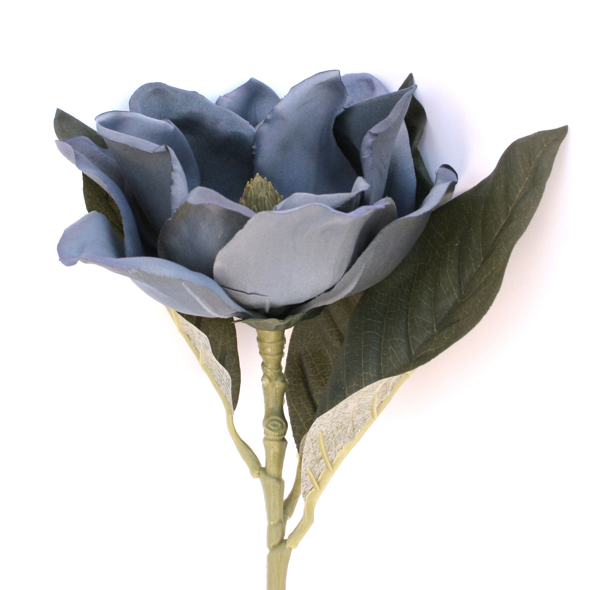 Jumbo Smokey Blue Magnolia With or Without Stem Artificial - Etsy