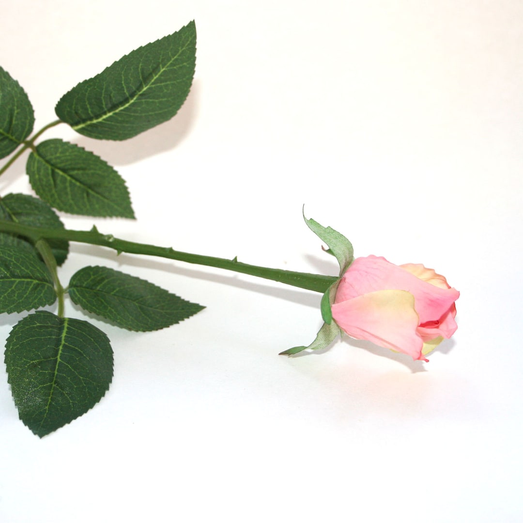 Sweet Pink Gina Rose Bud - Barely Blooming - Artificial Flowers, Silk Roses - PRE-ORDER - Etsy