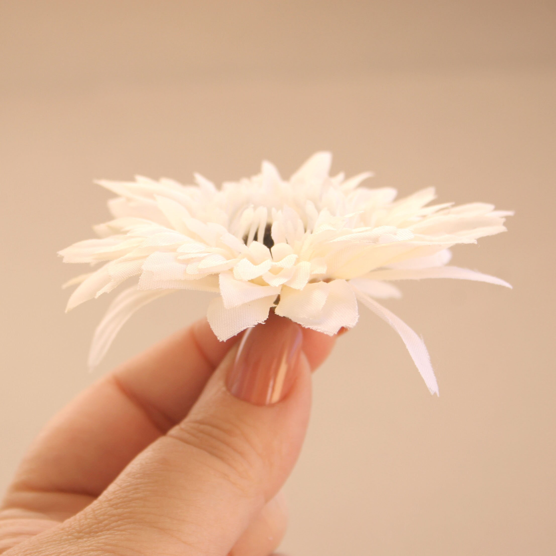 3 Creamy White Spider Daisy Flower Heads Artificial Flower | Etsy