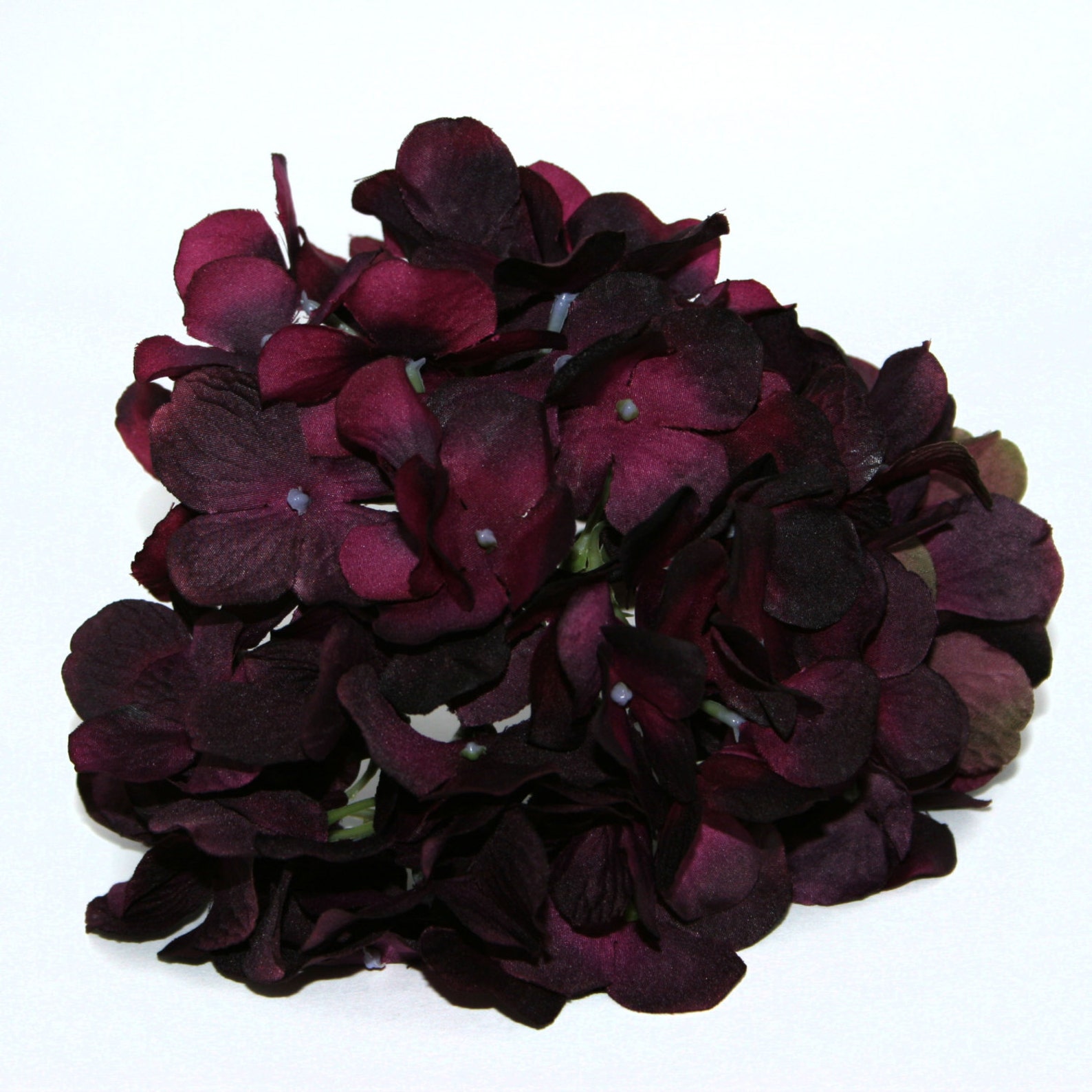 Large Plum Hydrangea Bunch Full Head Artificial Flowers - Etsy