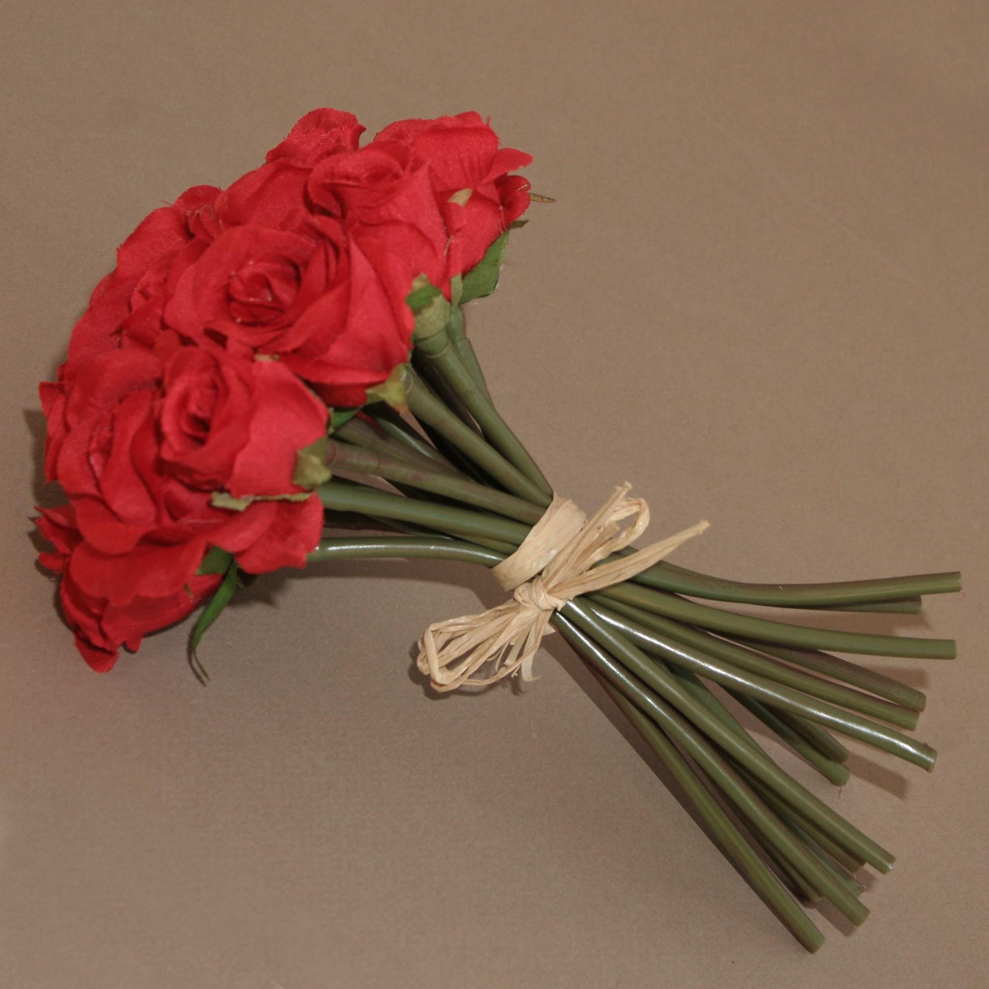 Small Red Rose Bouquet Artificial Flowers Silk Flowers - Etsy