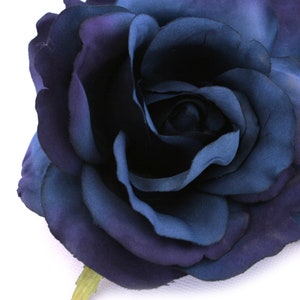 Navy Blue Botanic Rose - Silk Flowers, Artificial Flowers PRE-ORDER ...