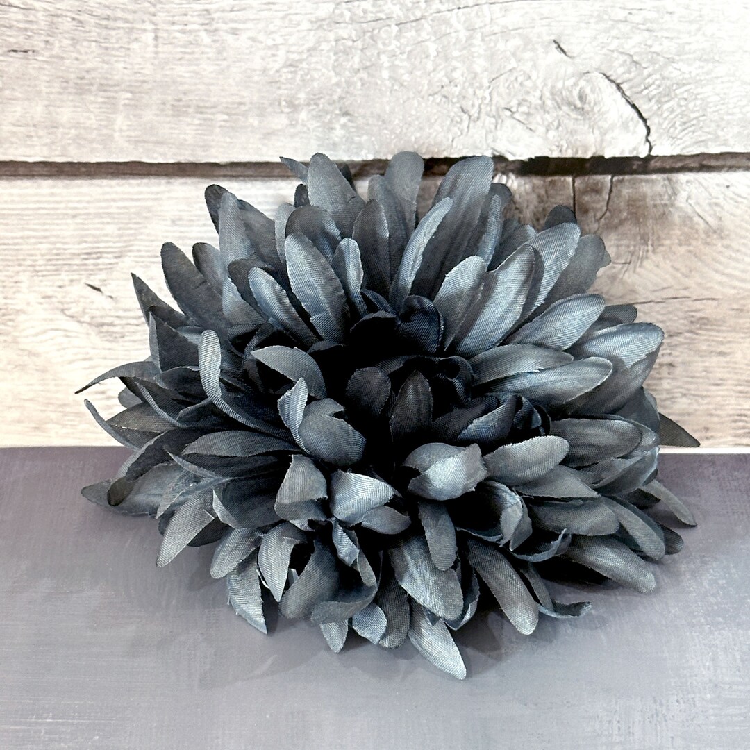 Blue Mum - Artificial Flowers, Silk Flower - 5 Inches - Etsy