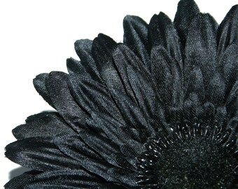 Black Daisy Arificial Flowers Silk Flowers With or Without Stem PRE ORDER Etsy
