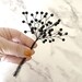 Small Black Pearl Pick - Wedding Floral, Holiday Floral - Etsy