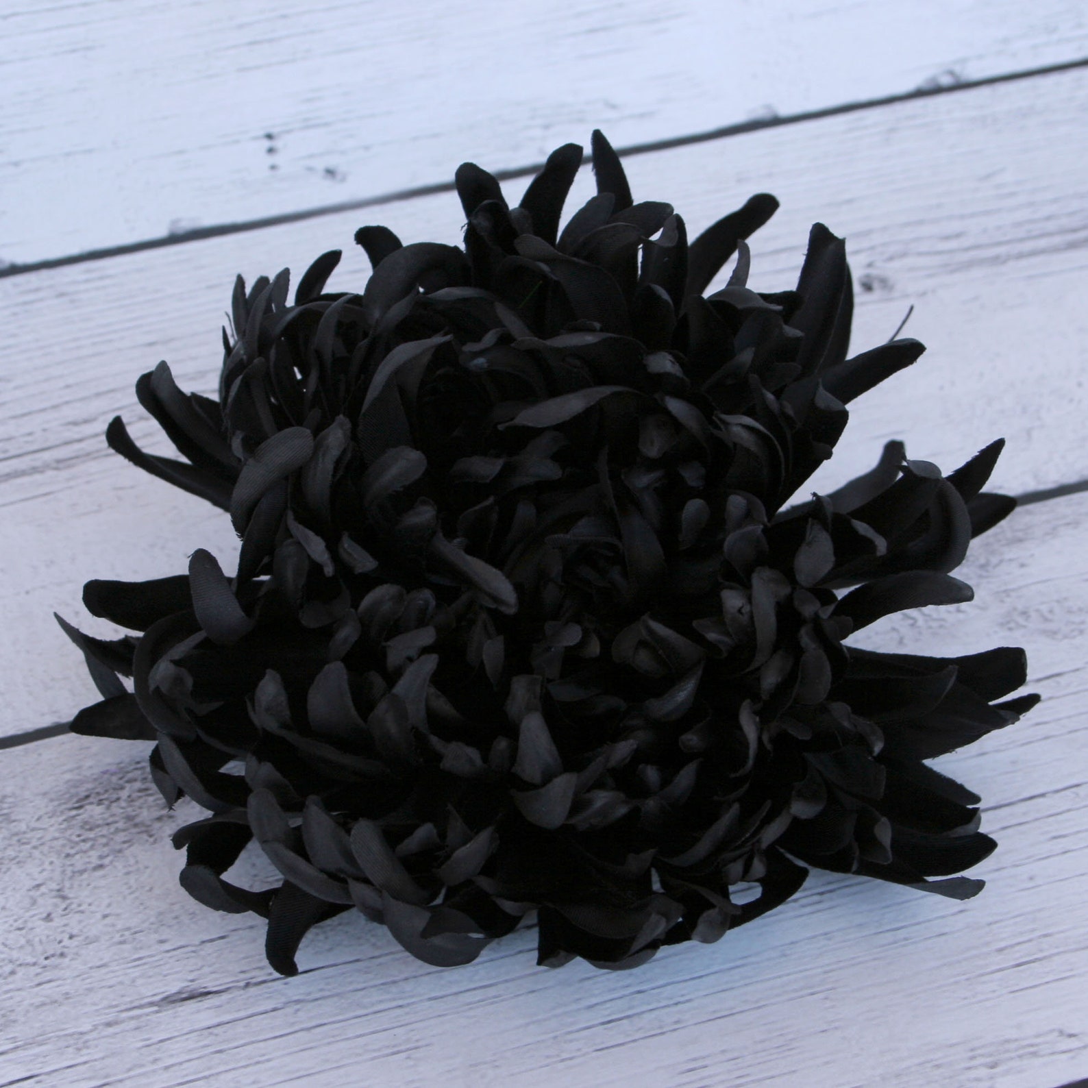 Jumbo Black Mum - Artificial Flowers, Silk Flower - With or Without ...