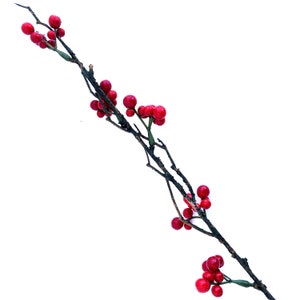 Red Berry Spray - Holiday Floral, Christmas Floral - 18 Inches - Etsy
