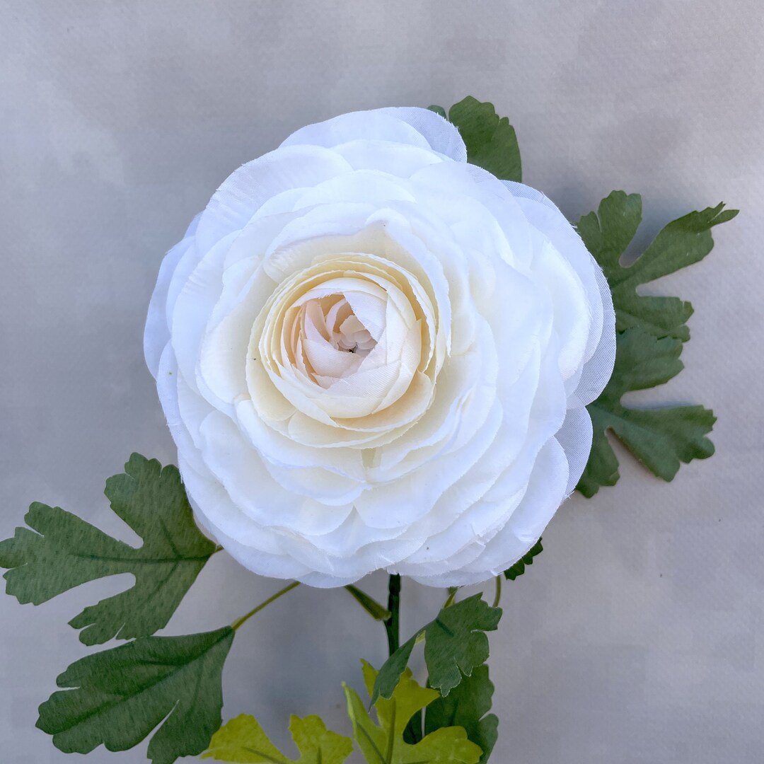 Large Cream Ranunculus - Silk Flowers, Artificial Flowers - Etsy