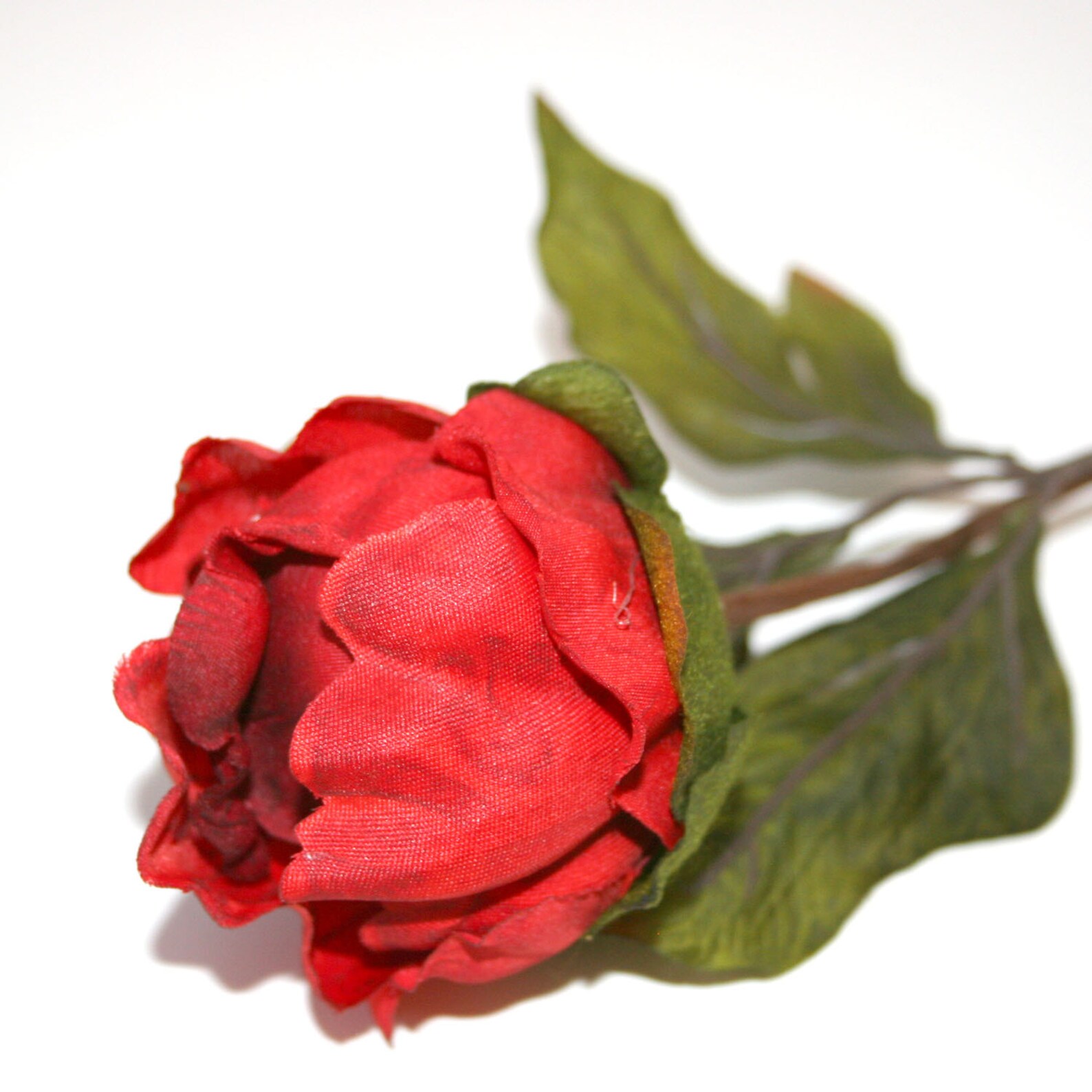 1 Deep Red Peony Ball Pick - Boutique Quality - Artificial Silk Flower ...