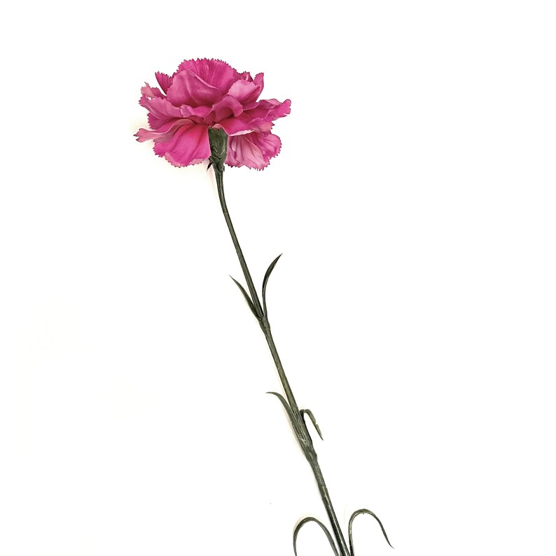 Real Touch Violet Carnation - Artificial Flowers - Available With or ...