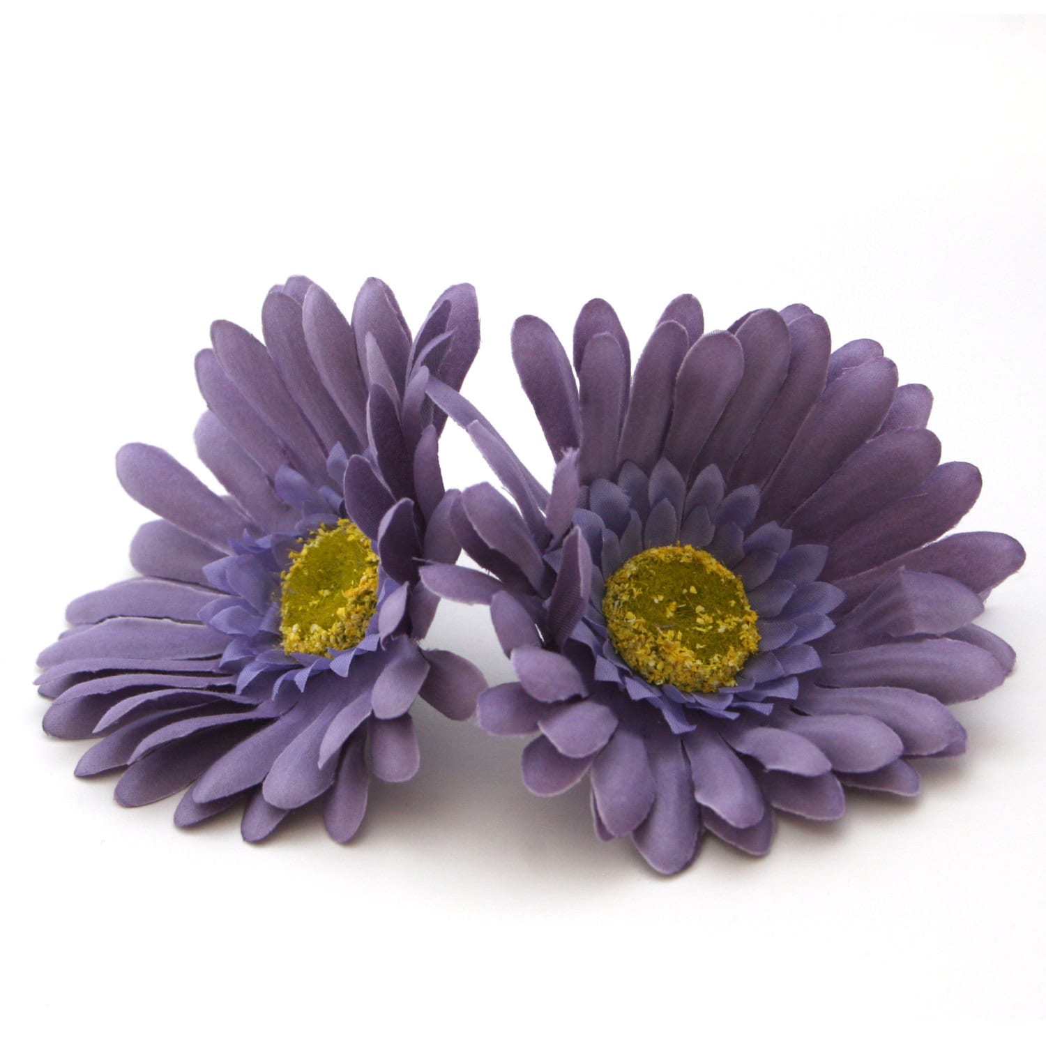 2 Lavender Silk Gerbera Daisies Artificial Flowers Silk - Etsy