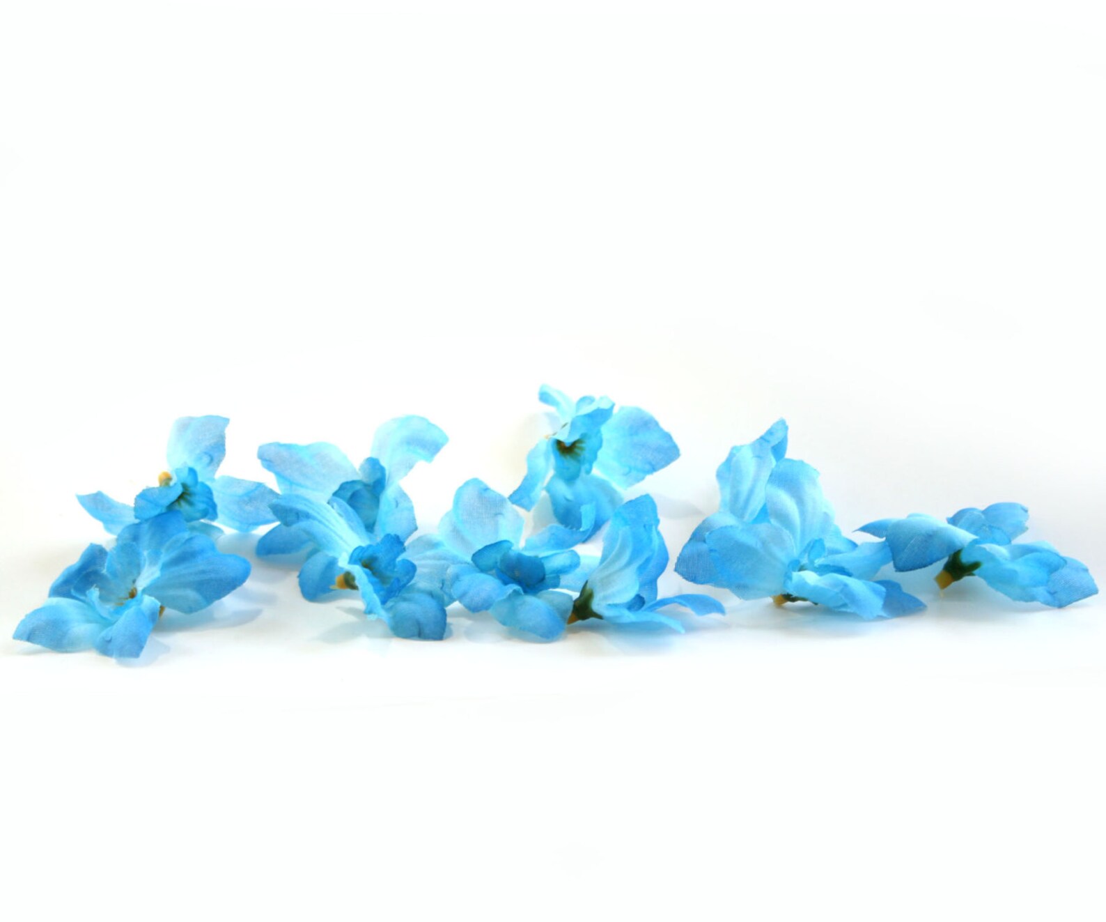 Bright Blue Bargain Delphinium 10 Count 2 Layers Budget - Etsy