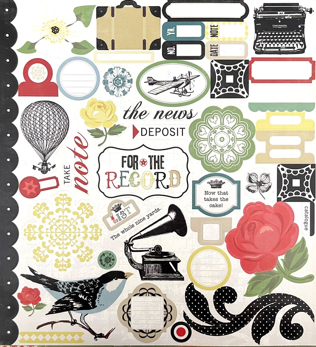 Everyday Stuff Journaling (400+ Stickers) Scrapbook Bundle - DIY ...