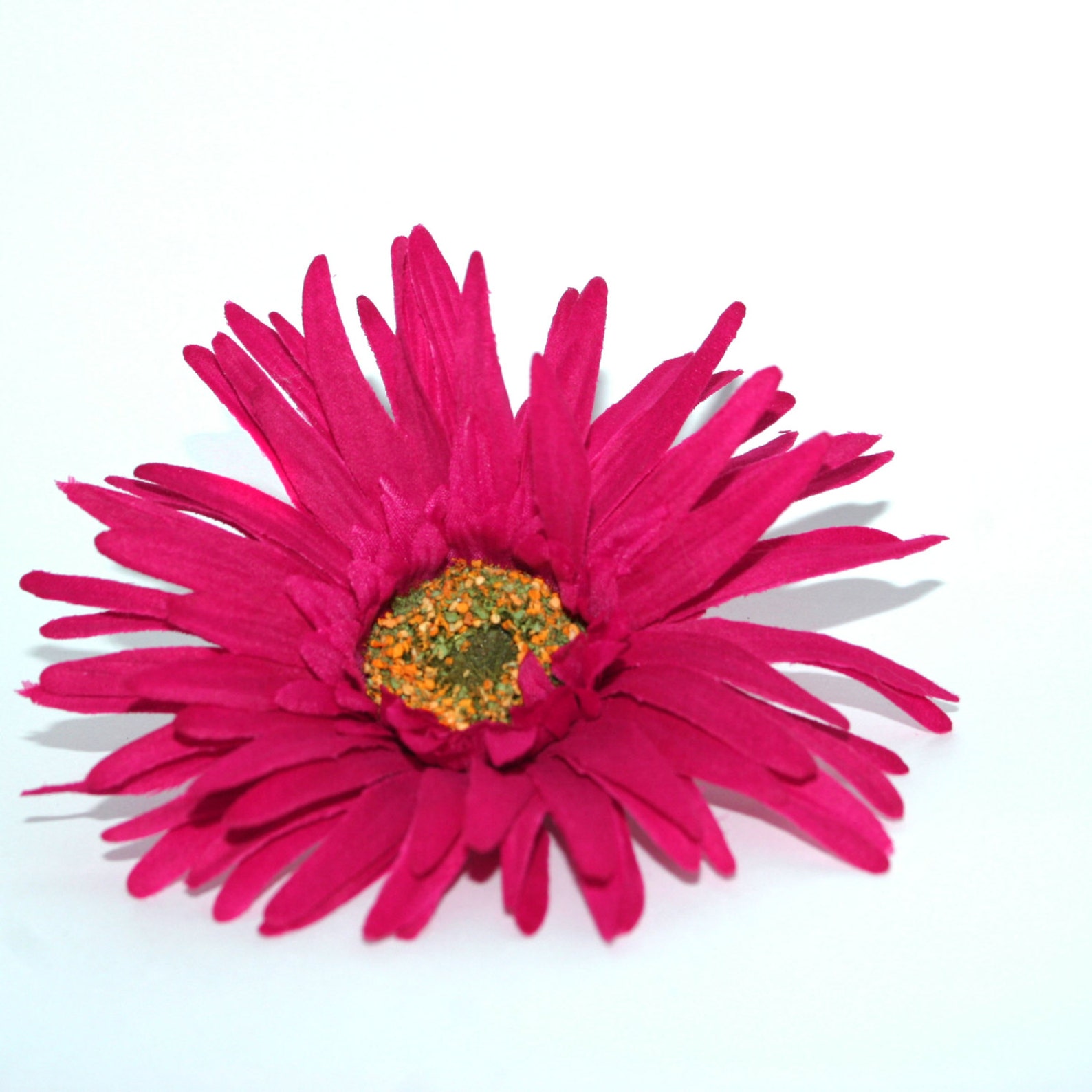 Hot Pink Gerbera Spider Daisy - Artificial Flowers, Silk Flower Heads ...