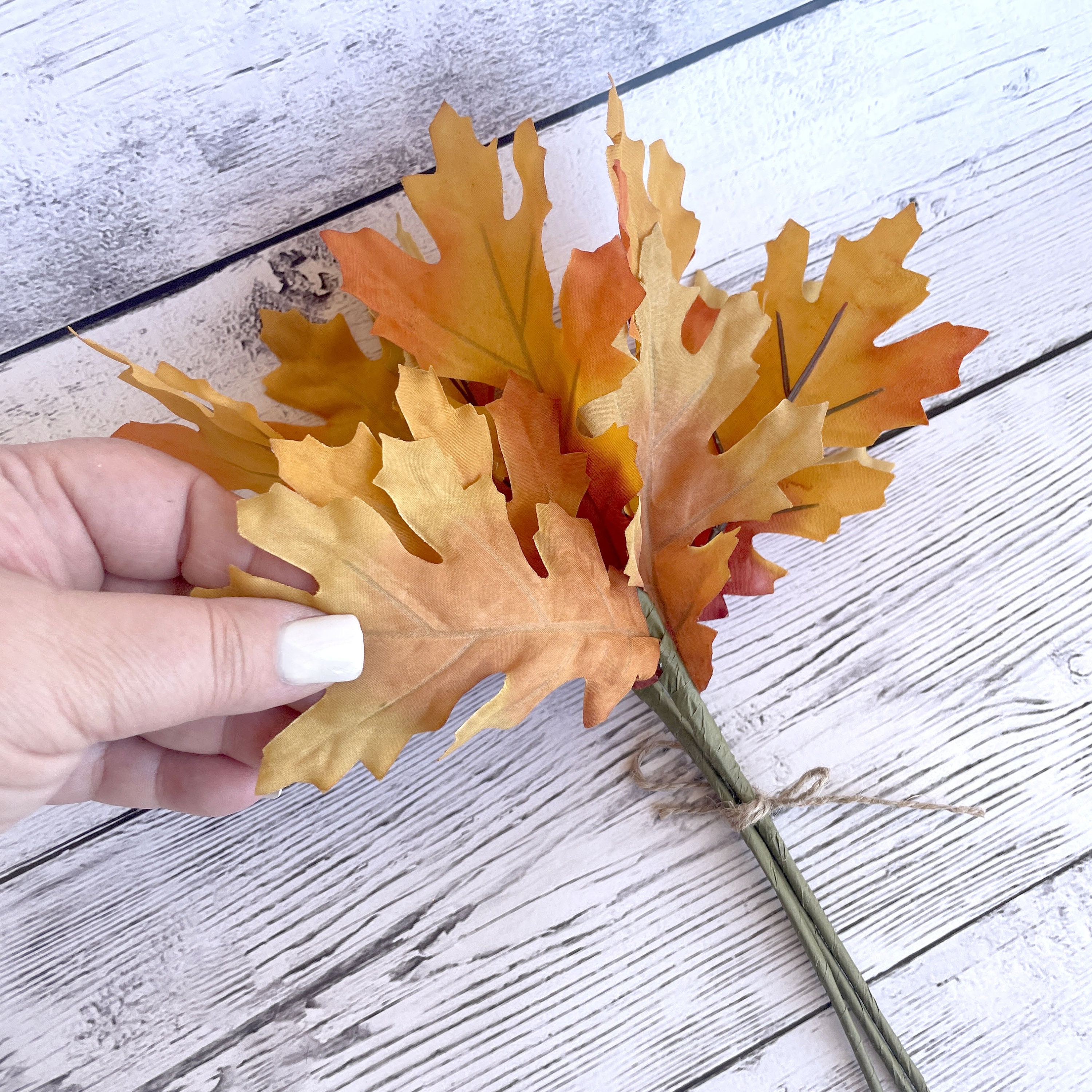 Fall Leaves Bundle Artificial Leaves - Etsy