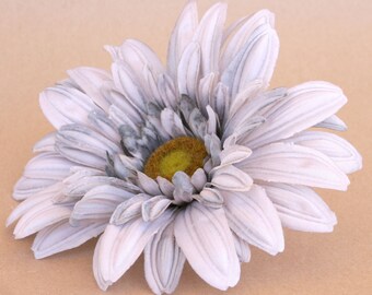 Light Grey or Gray Daisy - Artificial Flowers, Silk Flowers - Etsy