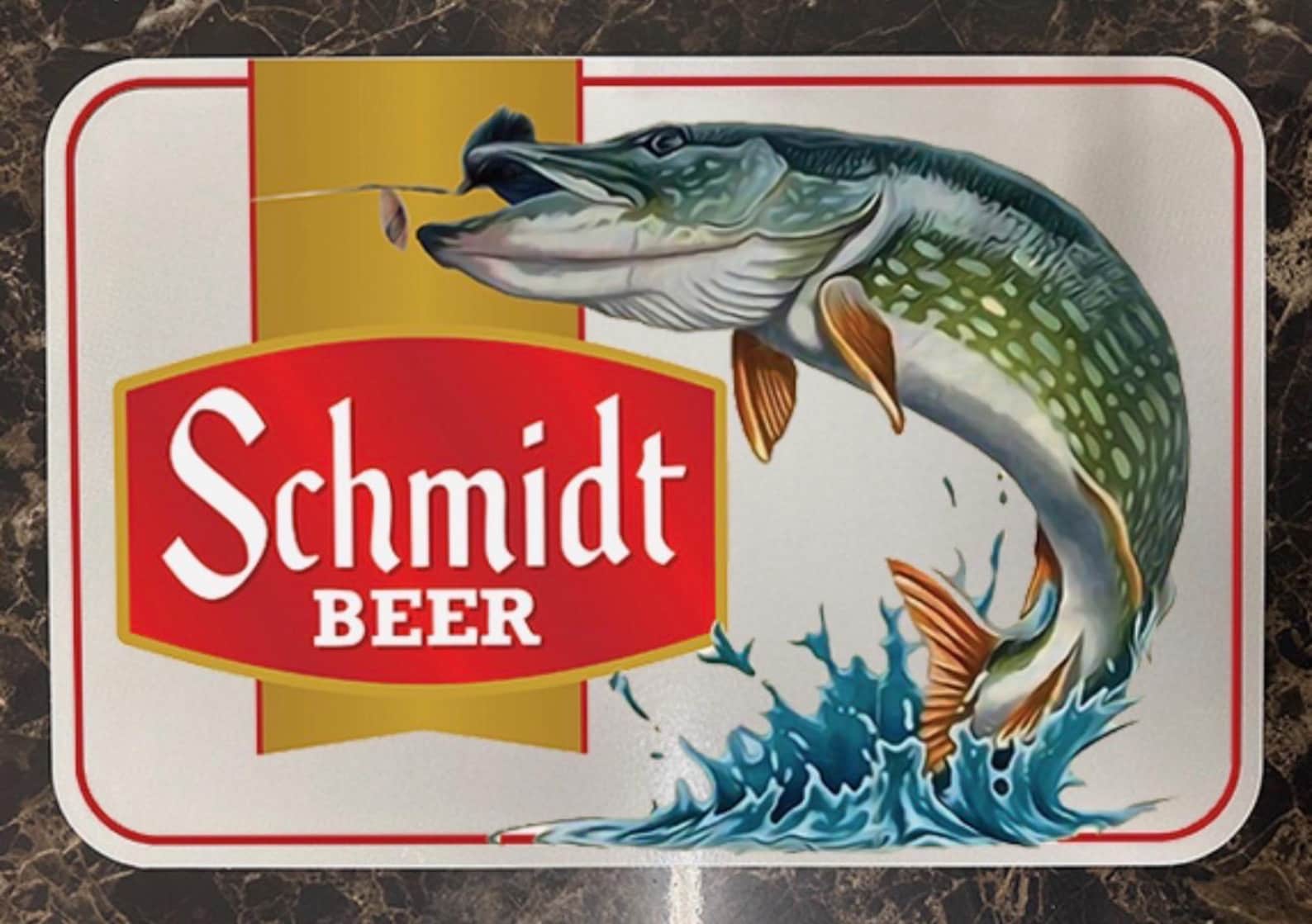 Schmidt Beer Wildlife Series Reimagined Northern Pike 12" X 18" .080 ...