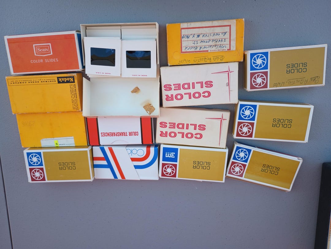Huge Lot Vintage Color 35mm SLIDES - Etsy
