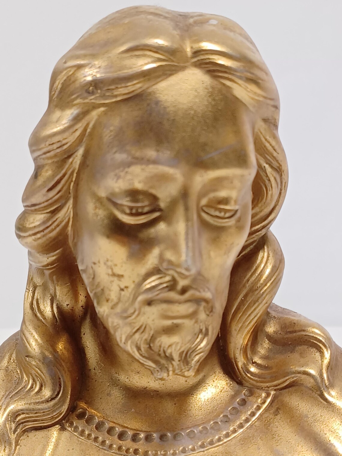 Jesus . Vtg. 6” Ceramic Jesus Bust Statue Figurine Religious -realy ...