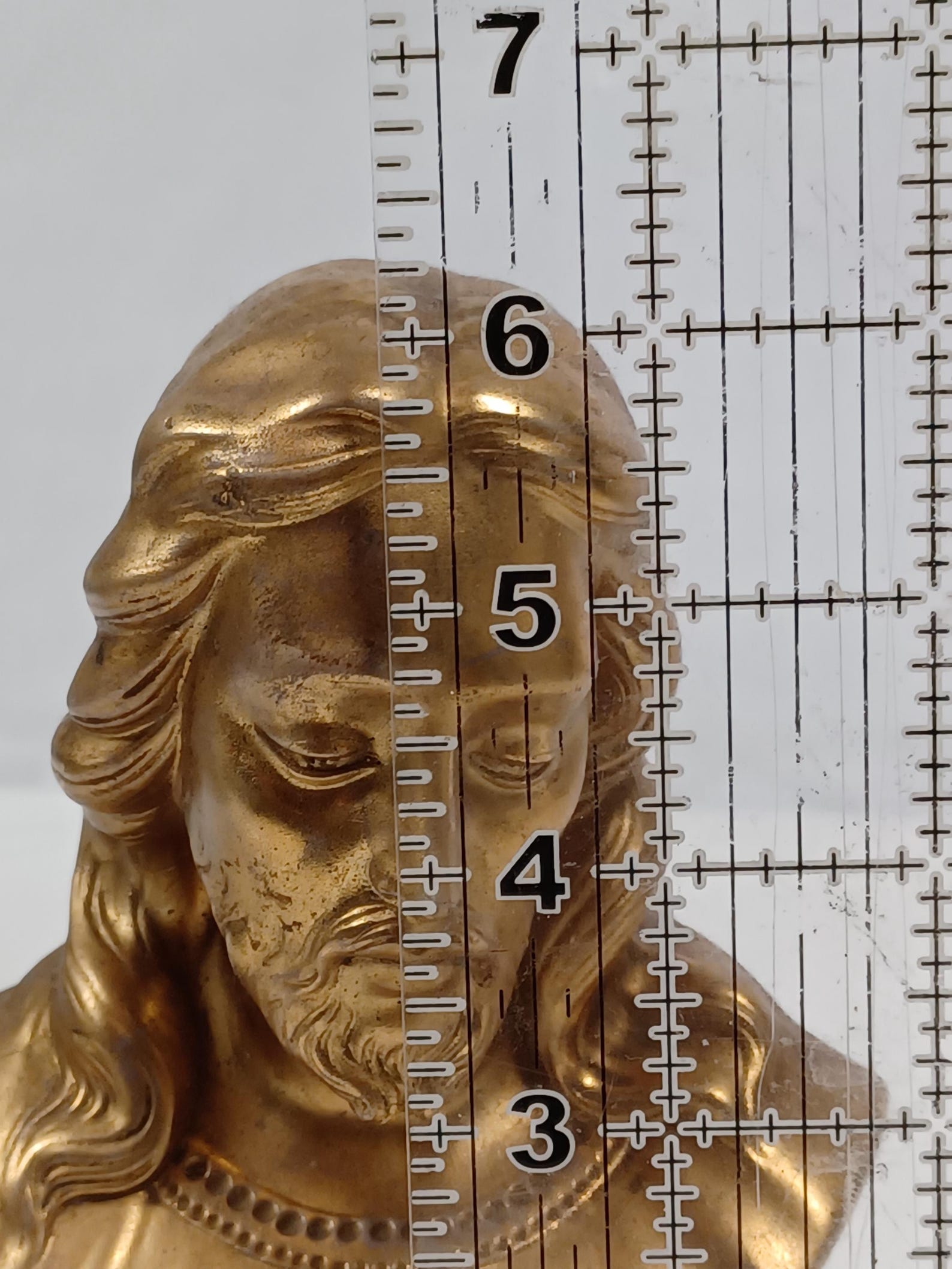 Jesus . Vtg. 6” Ceramic Jesus Bust Statue Figurine Religious -realy ...