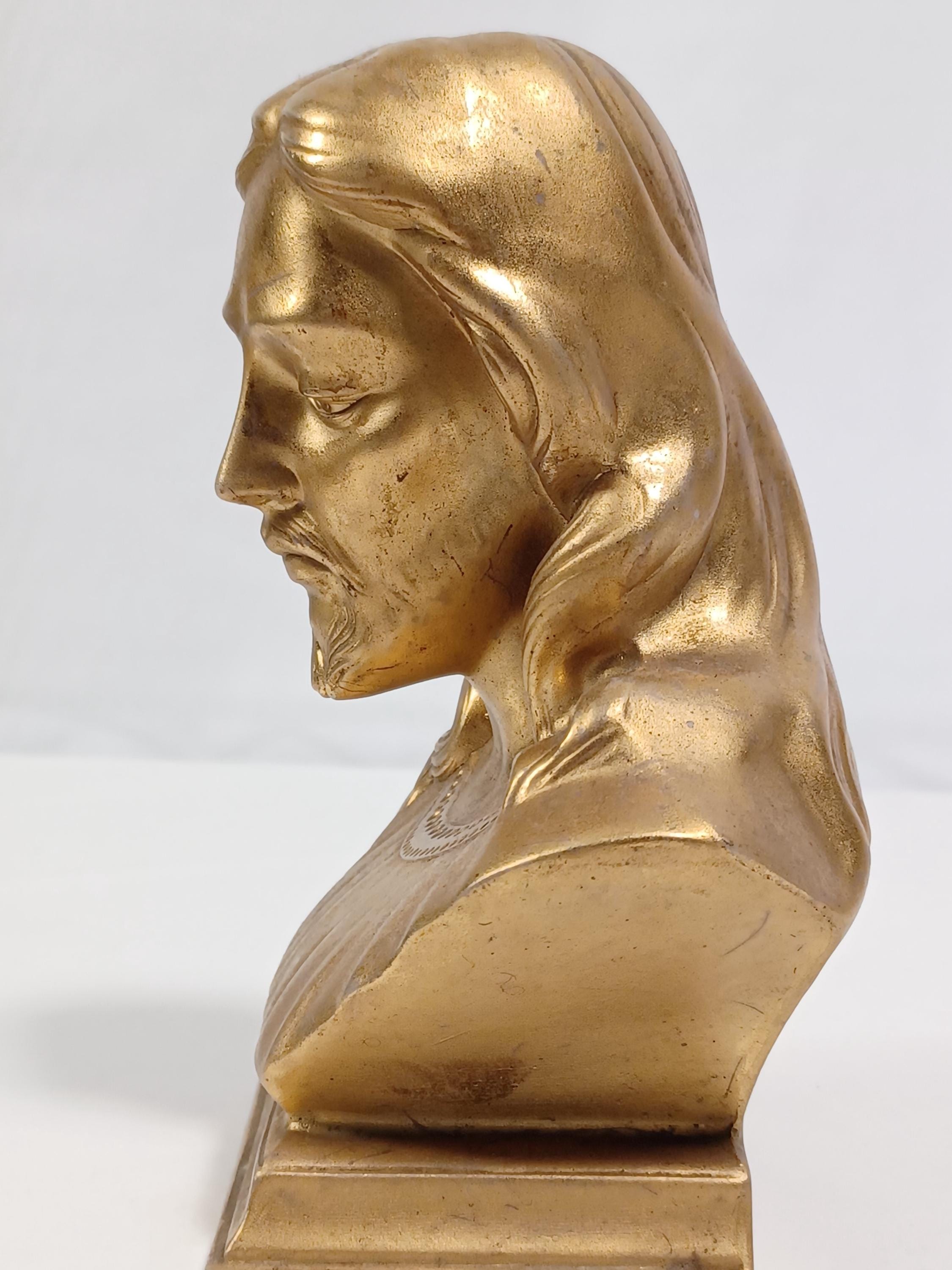 Jesus . Vtg. 6” Ceramic Jesus Bust Statue Figurine Religious -realy ...